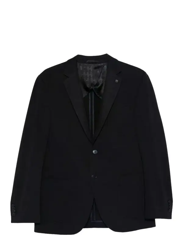 Karl Lagerfeld Single-breasted Blazer - Blue