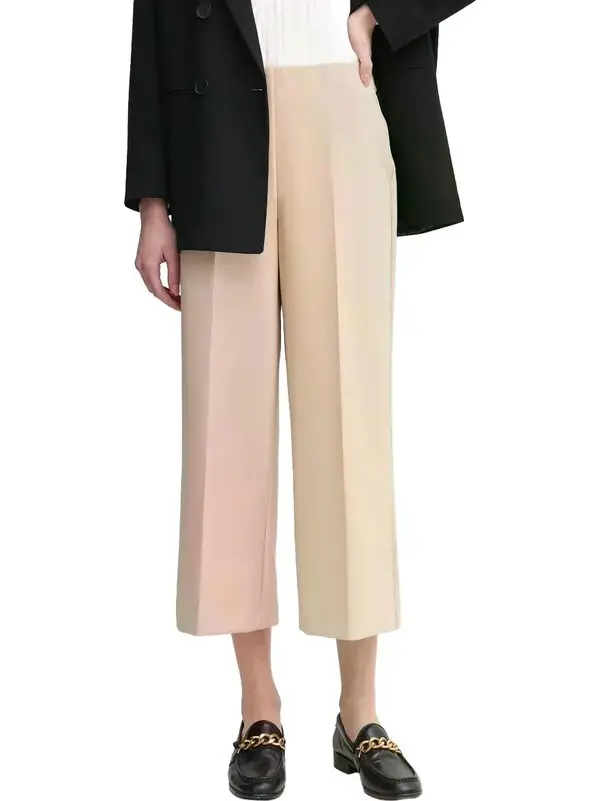 Joseph Ribkoff Press-crease Cropped Trousers - Neutrals