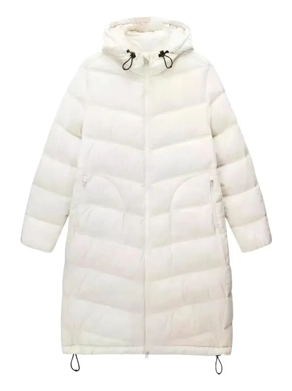 NAPAPIJRI Hooded Chevron Coat - Neutrals