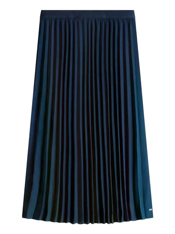 Tommy Hilfiger Pleated Midi Skirt - Blue