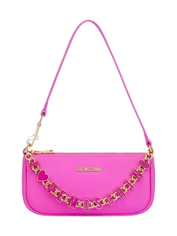 Moschino Chain Strap Shoulder Bag - Pink