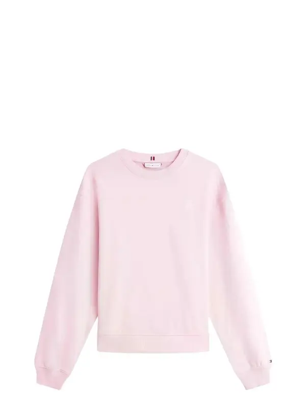 Tommy Hilfiger Logo-embroidered Sweatshirt - Pink