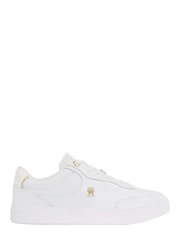 Tommy Hilfiger Logo Detail Sneakers - White