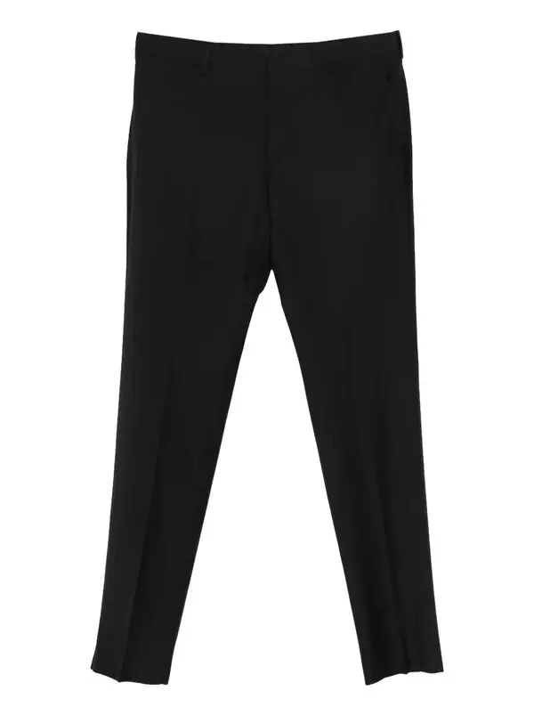 Prada Patterned Trousers - Black