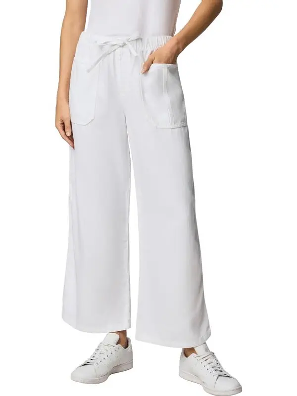 Splendid Denim Drawstring Pants - White