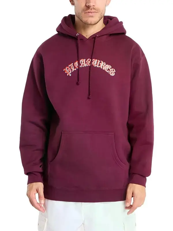 PLEASURES Printed Hoodie - Red