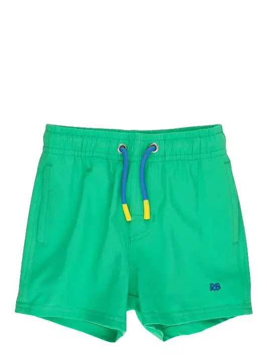 RUGGEDBUTTS Stretch Swim Trunks With Upf 50+ Sun Protection - Parrot Palms