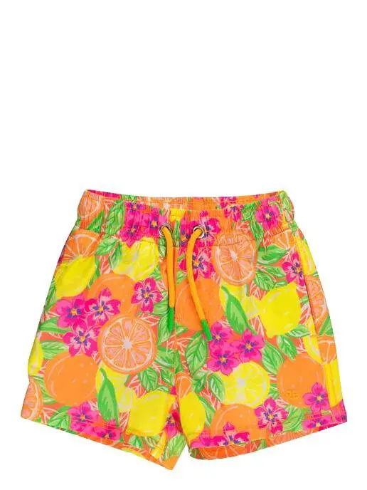 RUGGEDBUTTS Stretch Swim Trunks - Neon Squeeze The Day