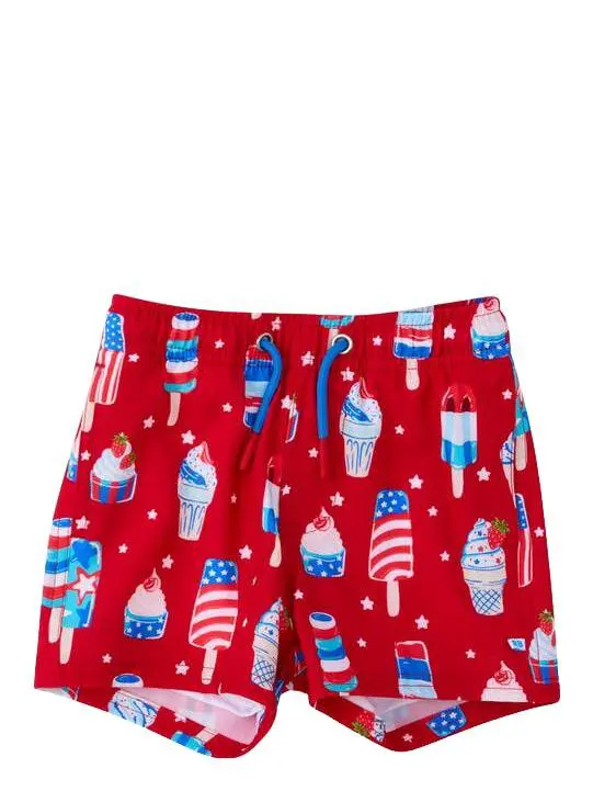 RUGGEDBUTTS Stretch Swim Trunks - Stars & Scoops