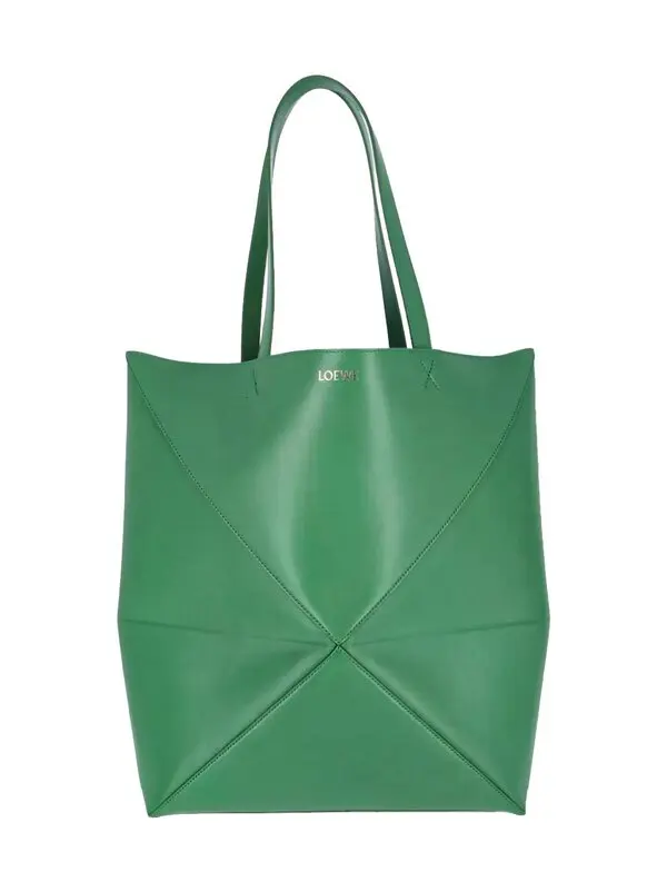 Loewe Puzzle Fold Tote Bag - Green