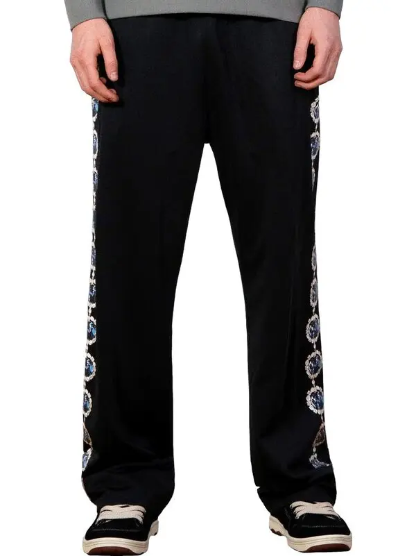 PLEASURES X Richard Bernstein Mythic Hope Track Pants - Black
