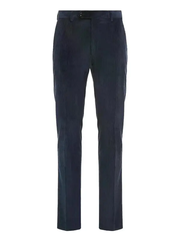 MOORER Carlon-ves Corduroy Trousers - Blue
