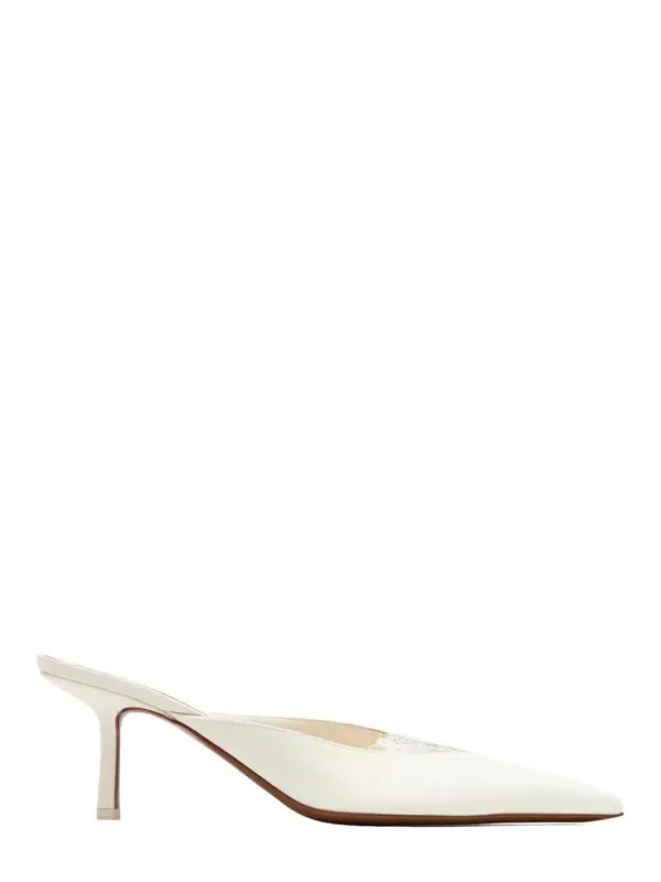 NEOUS Matar Lace-detail Mules - White