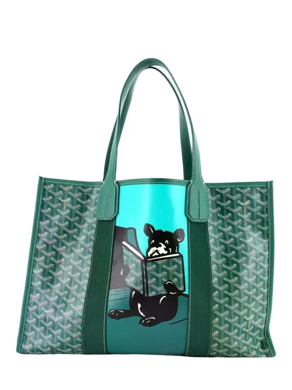 Goyard Villette Printed Coated Canvas Mm Tote Bag - Green