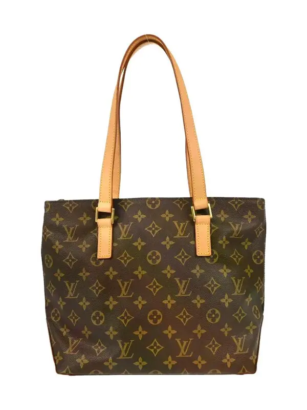 LOUIS VUITTON 2002 Cabas Piano Tote Bag - Brown