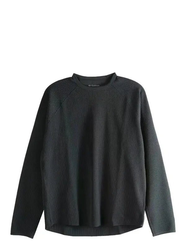 GOLDWIN Textured Long-sleeve T-shirt - Black