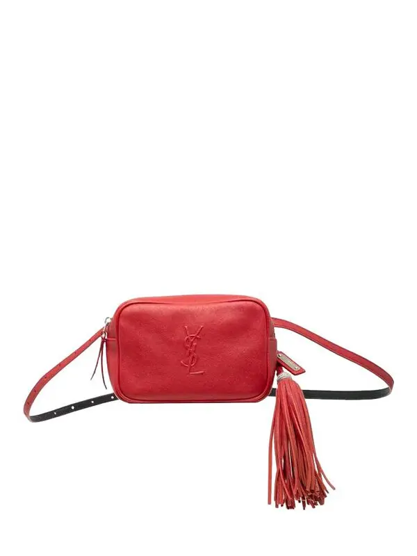 Saint Laurent 2018 Monogram Lou Belt Bag - Red