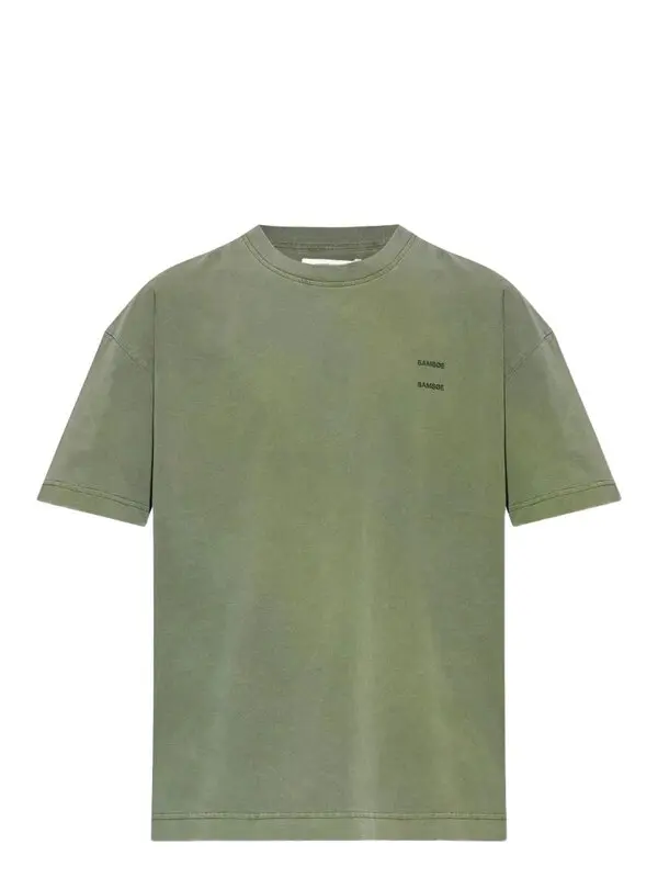 SAMSOE SAMSOE Logo-print T-shirt - Green