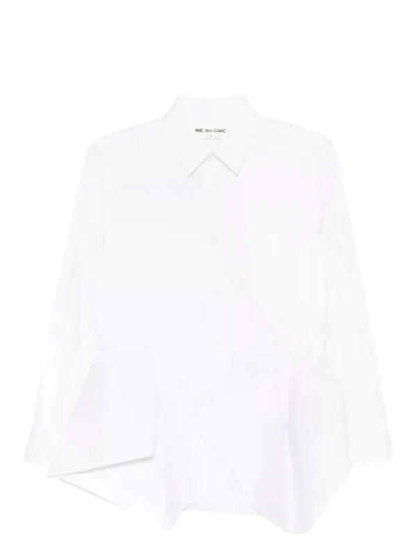 Comme Des Garçons Asymmetric Long-sleeves Shirt - White