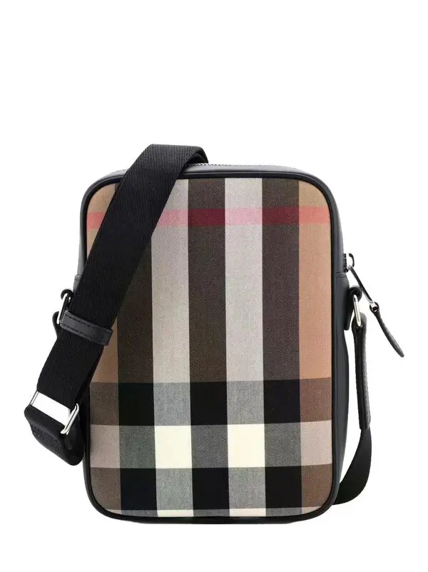 Burberry Vintage Check Canvas Crossbody Bag - Brown