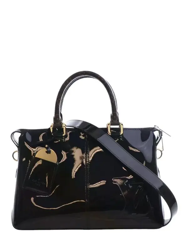 LOUIS VUITTON Vernis Miroir Tote - Black