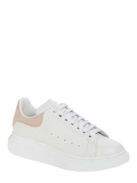 Alexander McQueen Oversize Leather Sneaker - White/patchouli