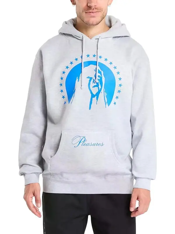 PLEASURES Graphic Critic Hoodie - Grey
