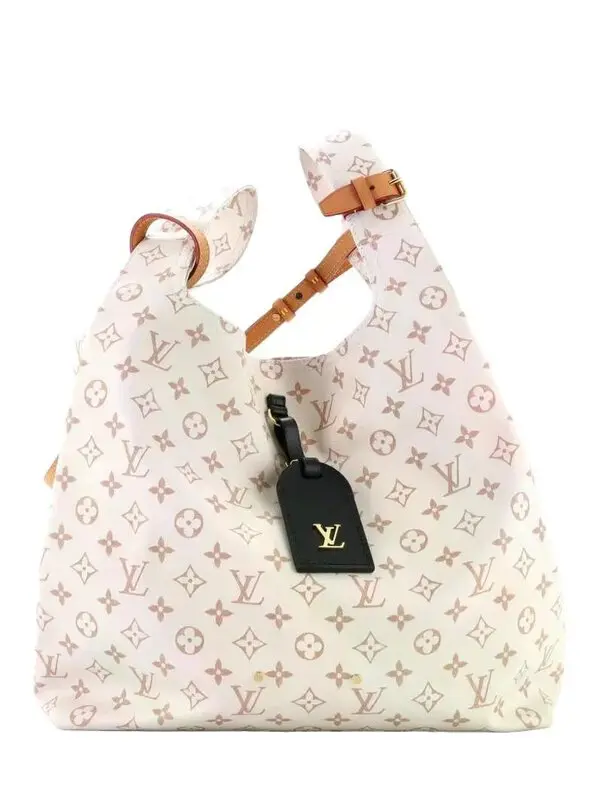 LOUIS VUITTON Atlantis Gm Monogram Dune Canvas Shoulder Bag - Neutrals