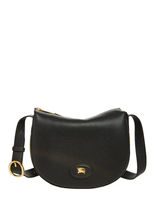 Burberry Tavistock Leather Crossbody Bag - Black