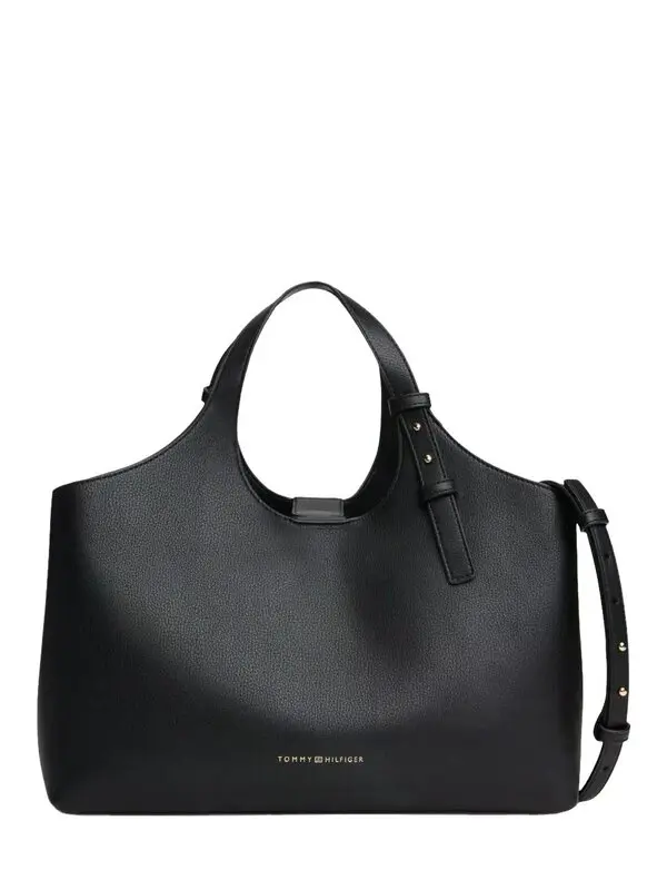 Tommy Hilfiger Logo-detail Tote - Black