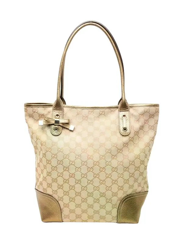Gucci Gg Canvas Princy Tote Bag - Brown