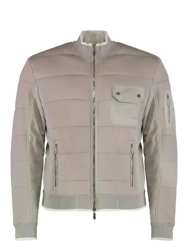 MOORER Corbin Quilted Jacket - Grey