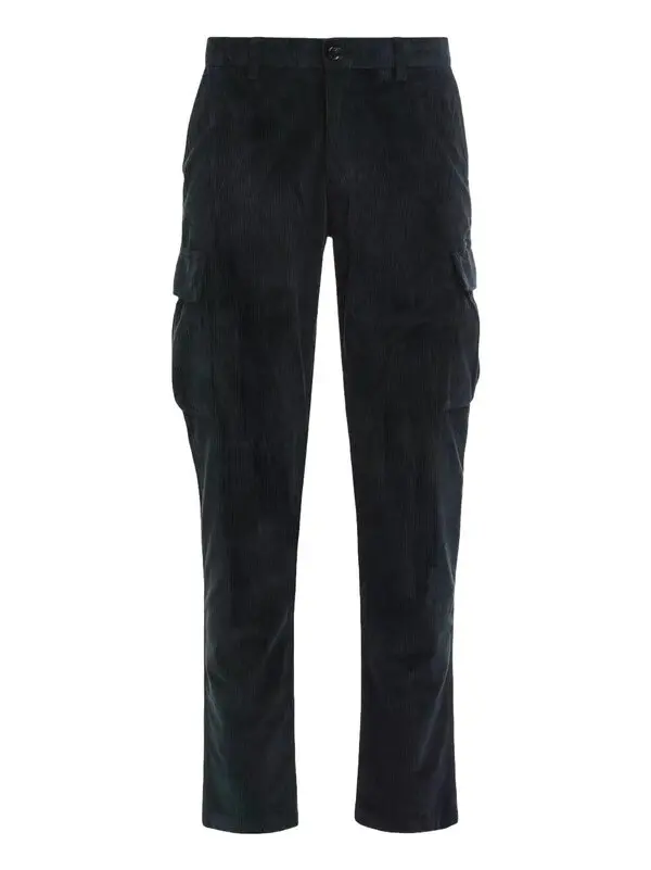 MOORER Brody-vll Corduroy Cargo Pants - Blue