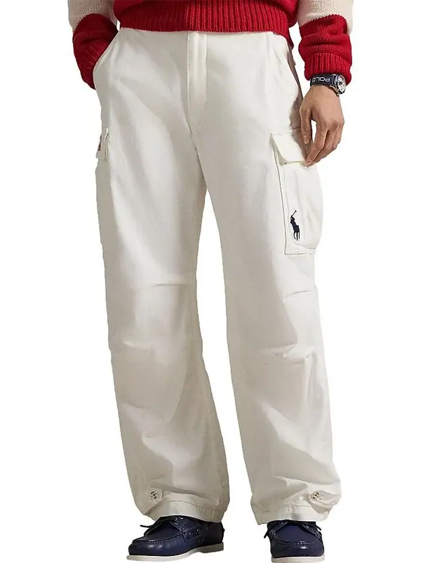 Ralph Lauren Team Usa Closing Ceremony Cargo Pants - White