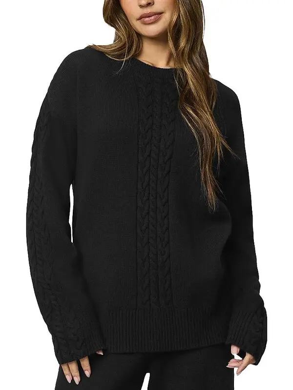 Splendid Crewneck Sweater - Black
