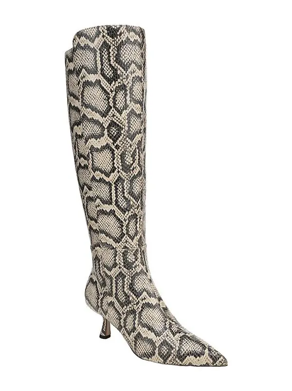Sam Edelman Tall Zip Up Boots - Roccia