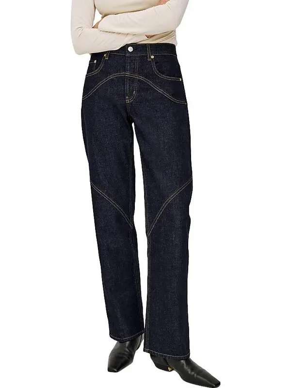 Rails Del Mar High-rise Saddle Seam Jeans - Midnight Blue