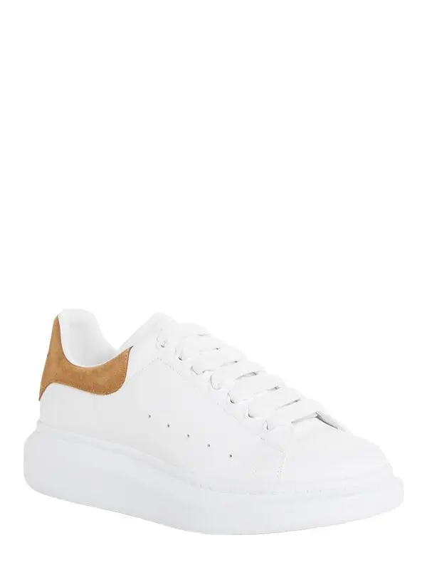 Alexander McQueen Oversized Low Top Sneakers - Light Tan