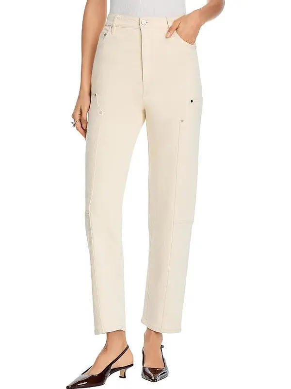 Derek Lam 10 Crosby Stretch Pants - Ecru