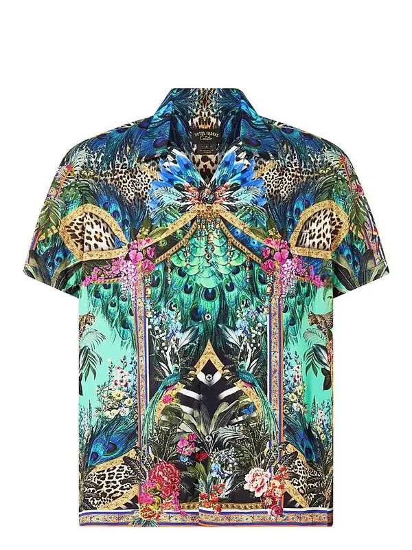 Camilla Relaxed Fit Short Sleeve Camp Shirt - Animal Alchemy