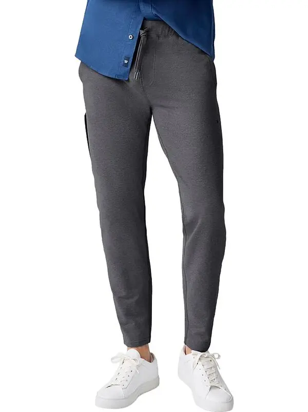 Mack Weldon Ace Classic Drawstring Sweatpants - Charcoal Heather