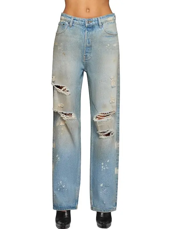 EB DENIM Sophia High-rise Relaxed Straight Jeans - Drift Dest