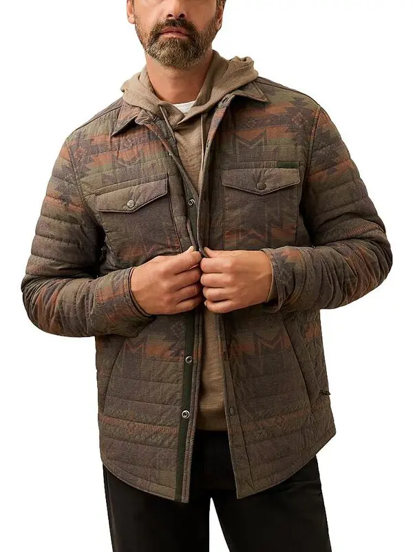 Faherty Brand Good Feather Horizon Jacket - Sunset Ombre Star Nation