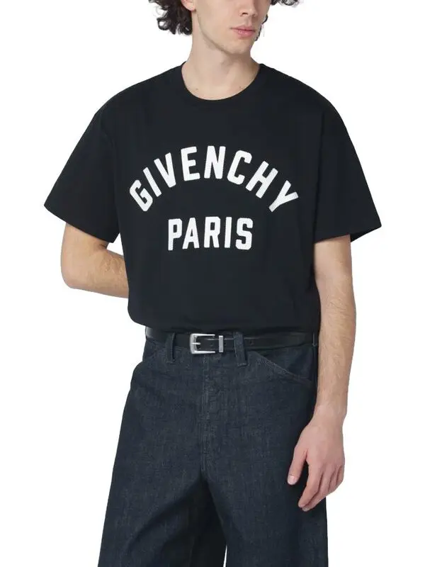 Givenchy Short-sleeve Logo T-shirt - Black