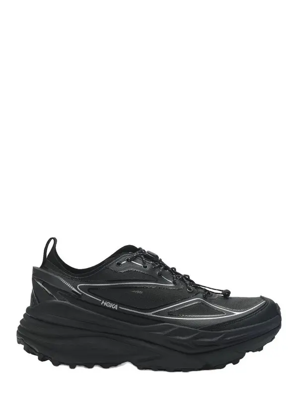 Hoka One One Sneaker With Mesh Upper - Black