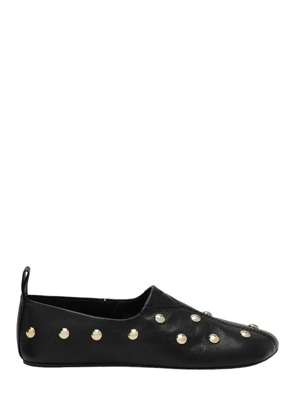 Chloé Rita Studded Ballerinas - Black