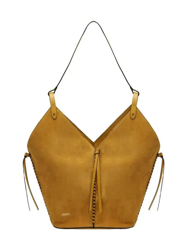 Isabel Marant Tampa Suede Shopper Bag - Yellow