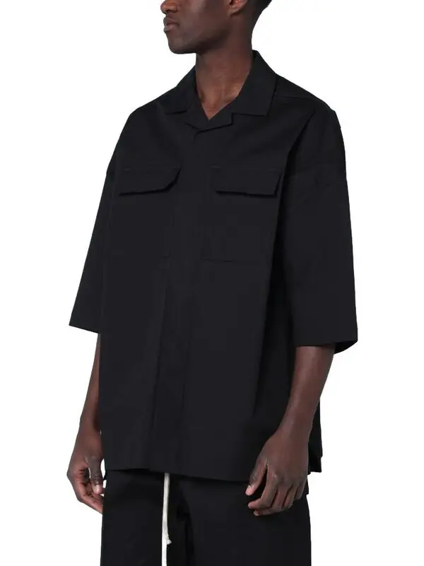 Rick Owens Shirt With Pockets - Black