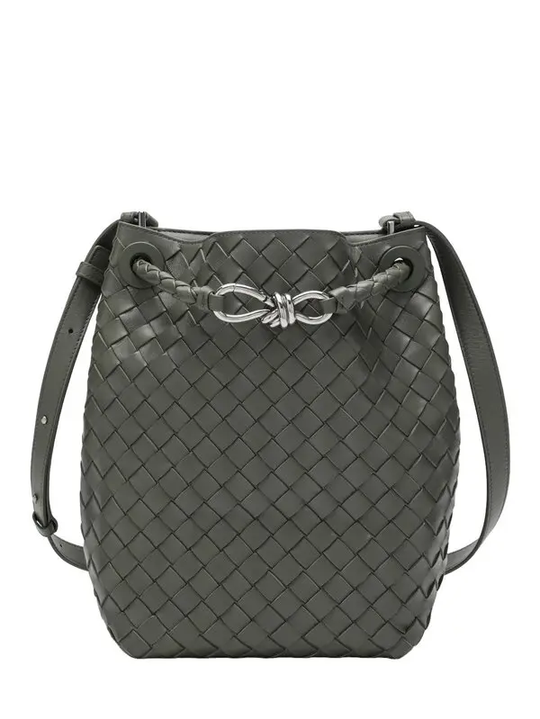 Bottega Veneta Small Andiamo Bucket Bag - Green