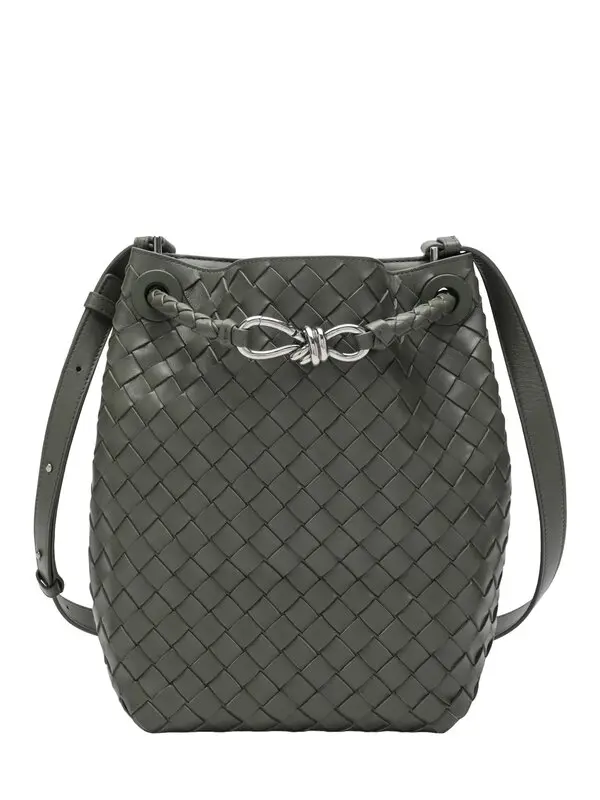 Bottega Veneta Small Andiamo Bucket Bag - Green